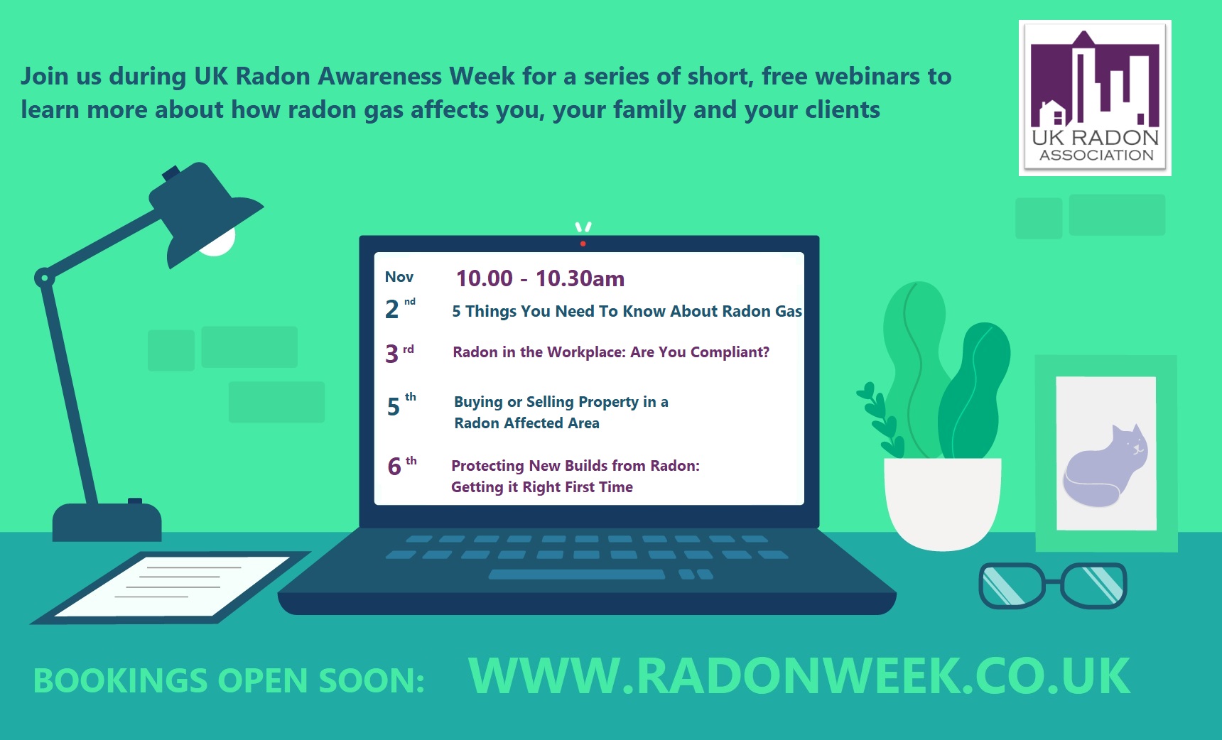 2020 Webinar Programme Announced | UK Radon Awareness Week 2024